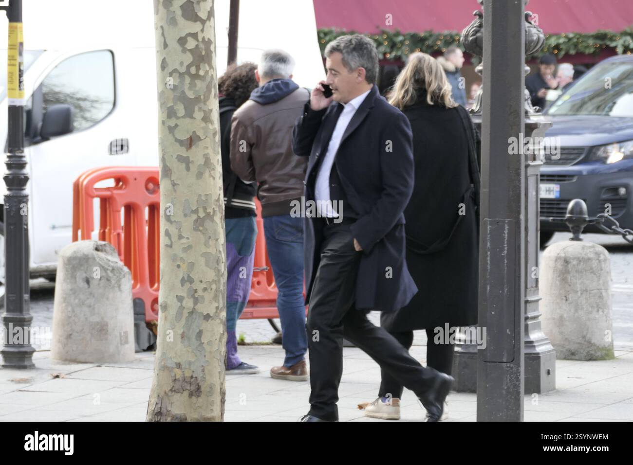 Paris, Ile De France, France. 4th Dec, 2024. Gérald Darmanin, France's ...