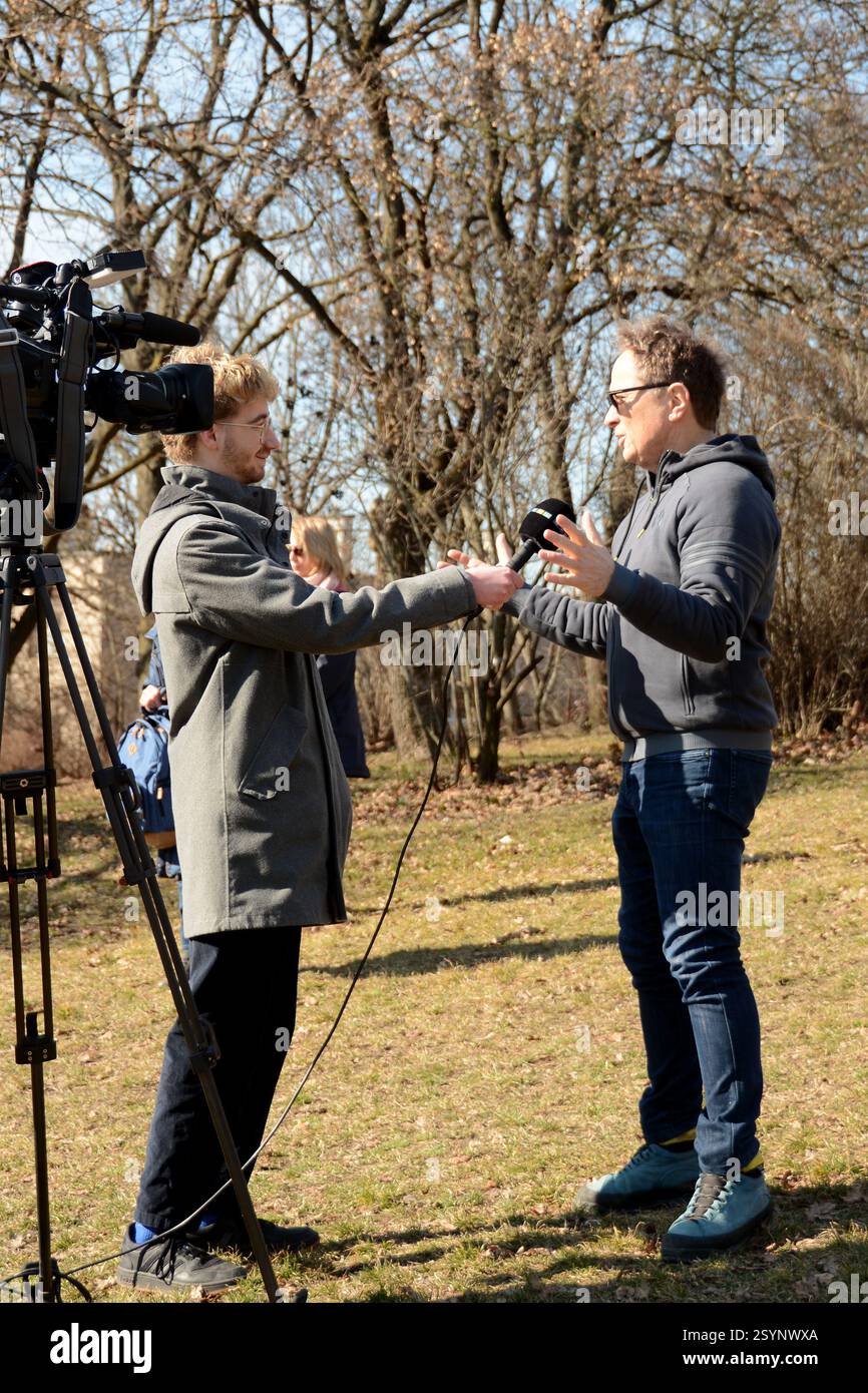 Tree planting event in Budapest on Hungary's National Tree Planting Day ...