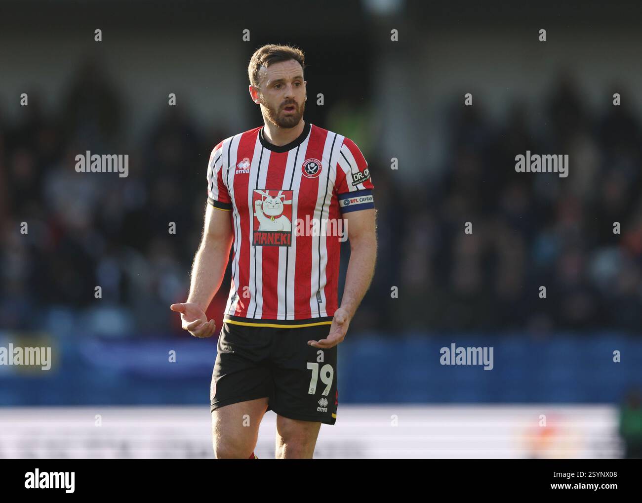 London, UK. 1st Mar, 2025. Jack Robinson of Sheffield United during the ...