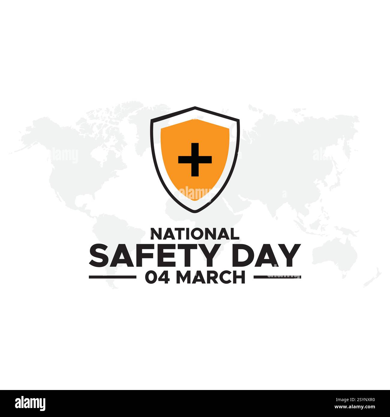 vector graphic of national safety day good for national safety day ...