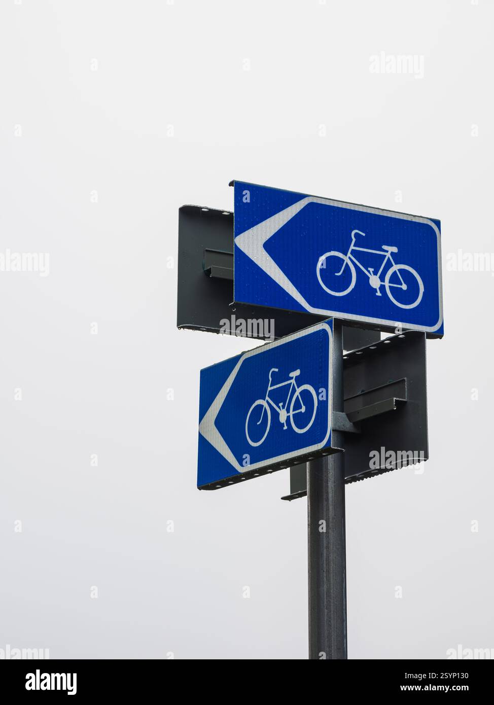 Cycle route direction sign in Gothenburg clearly guides cyclists with ...