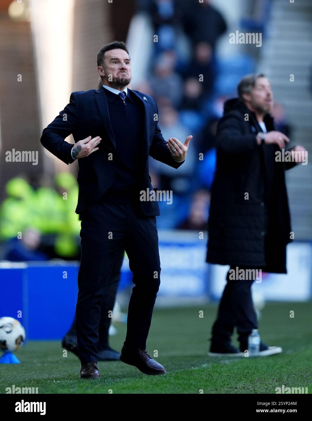Rangers interim head coach Barry Ferguson during the William Hill ...