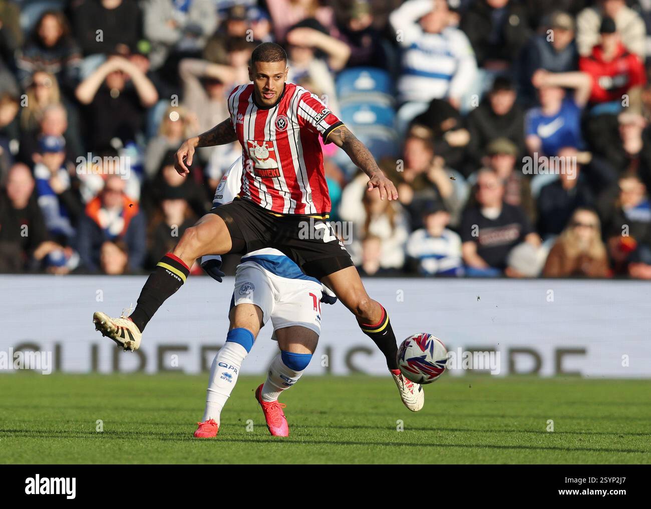 London, England, 1st March 2025. Vinícius Souza of Sheffield United in ...