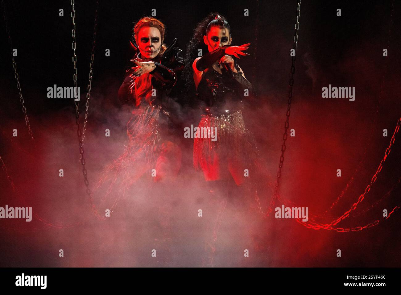 Jonkoping, Sweden, 1 March, 2025 SCARLET performing at Swedish ...