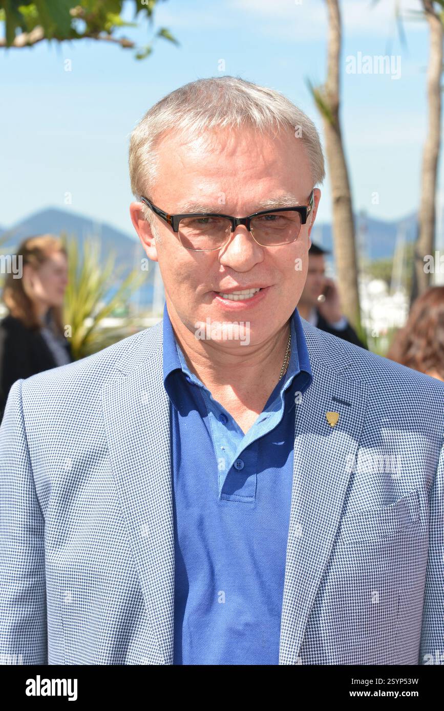 CANNES, FRANCE - MAY 16: The former Captain of the Russian Red Army hockey team Slava Fetisov ...