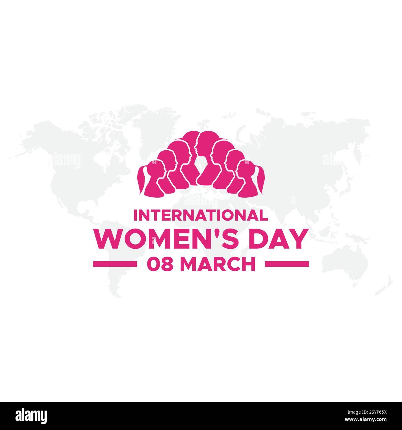 Women's day greeting card background. A greeting card from March 8th ...