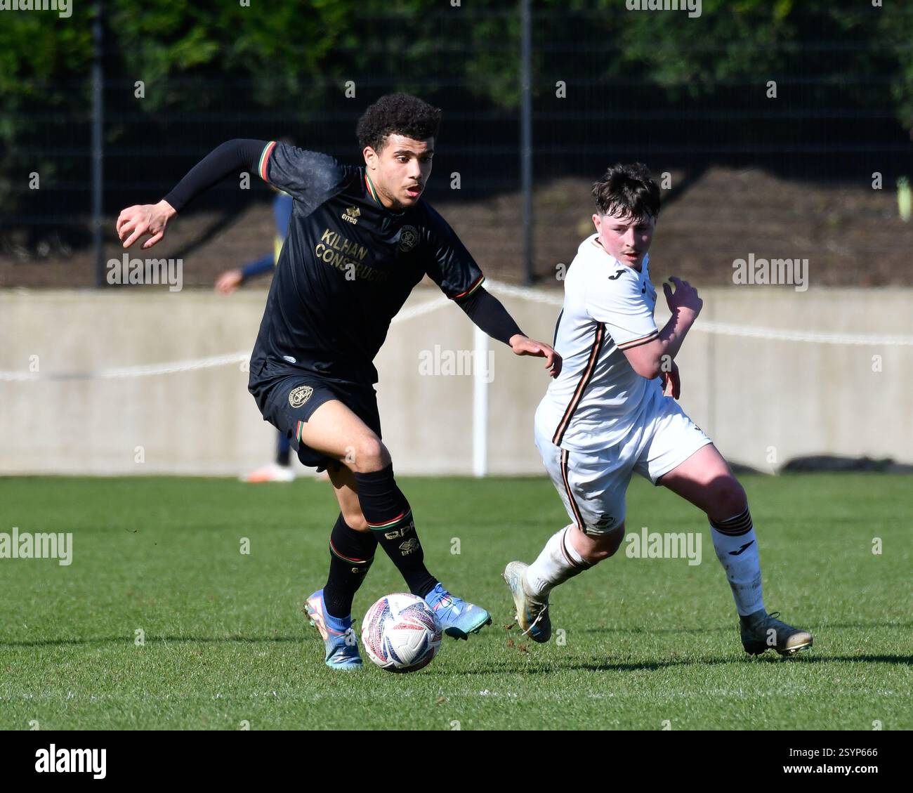 Landore, Swansea, Wales. 1 March 2025. Mason Skeete of Queens Park ...