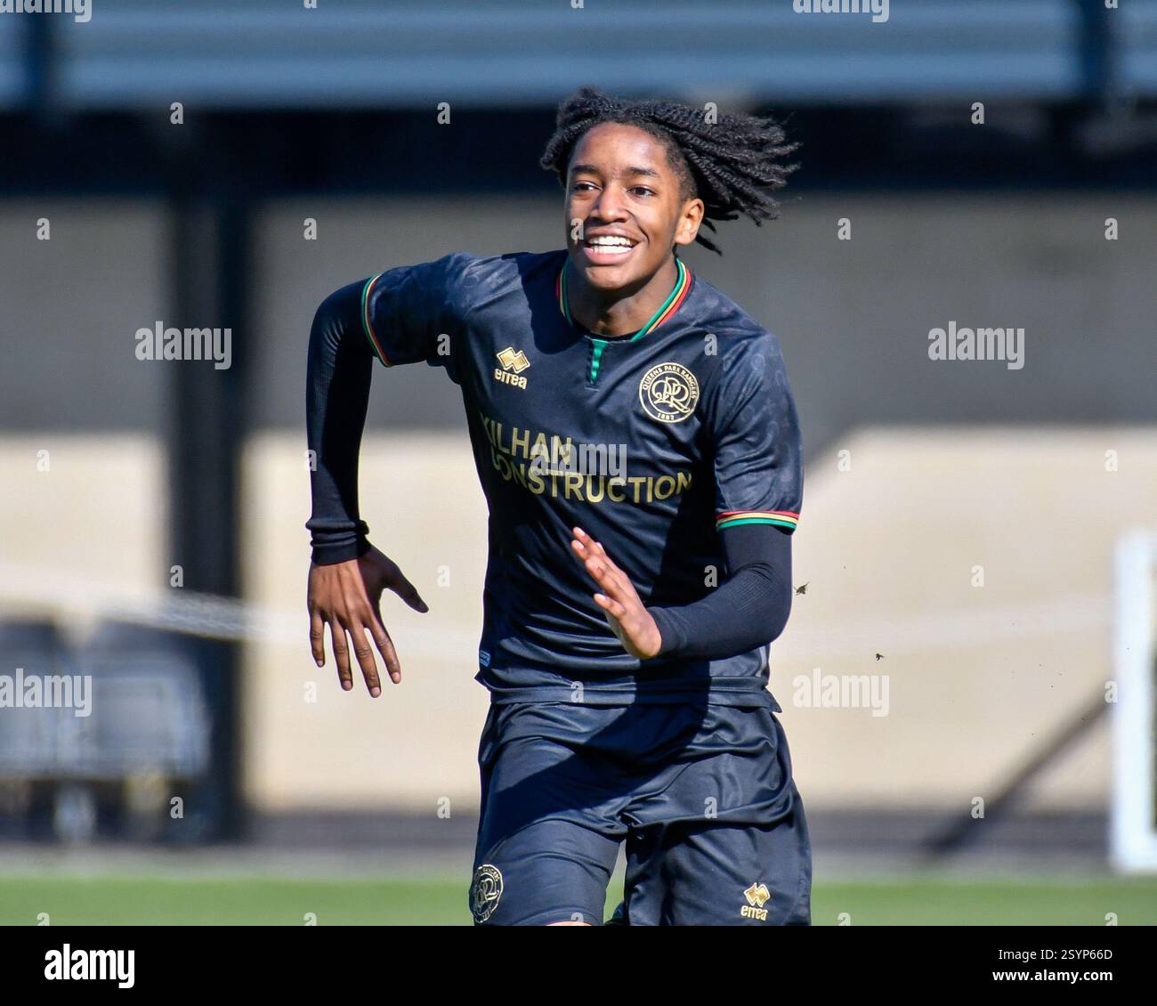Landore, Swansea, Wales. 1 March 2025. Shaquille Sandiford of Queens ...