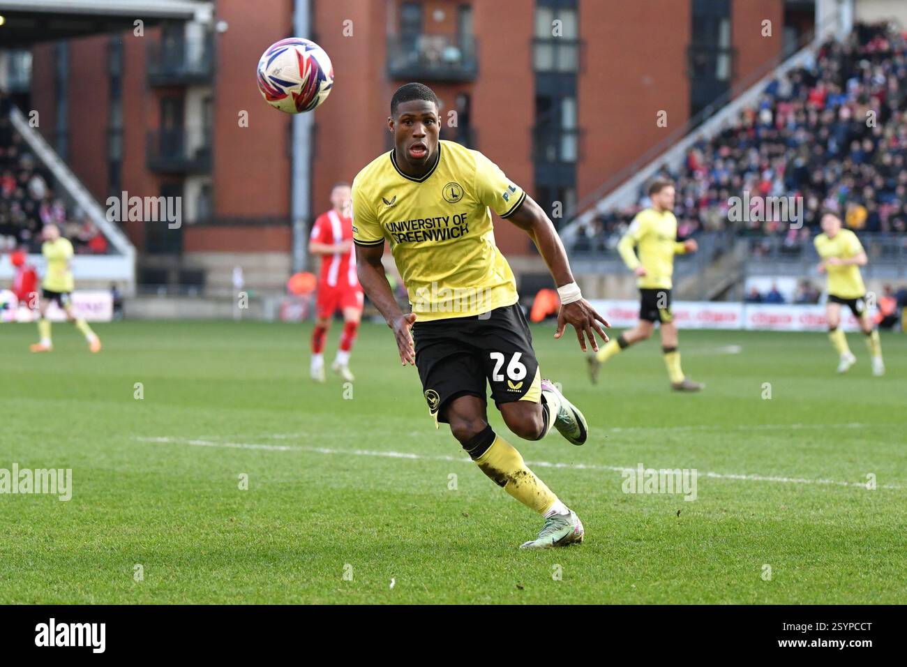 London, England. 1st Mar 2025. Thierry Small during the Sky Bet EFL ...