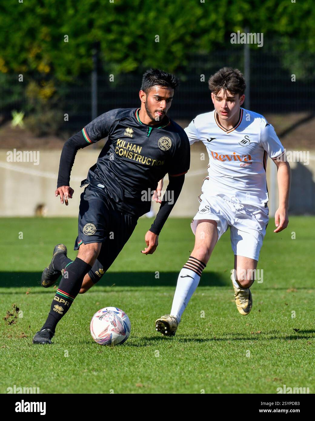 Landore, Swansea, Wales. 1 March 2025. Hassan Hamid of Queens Park ...