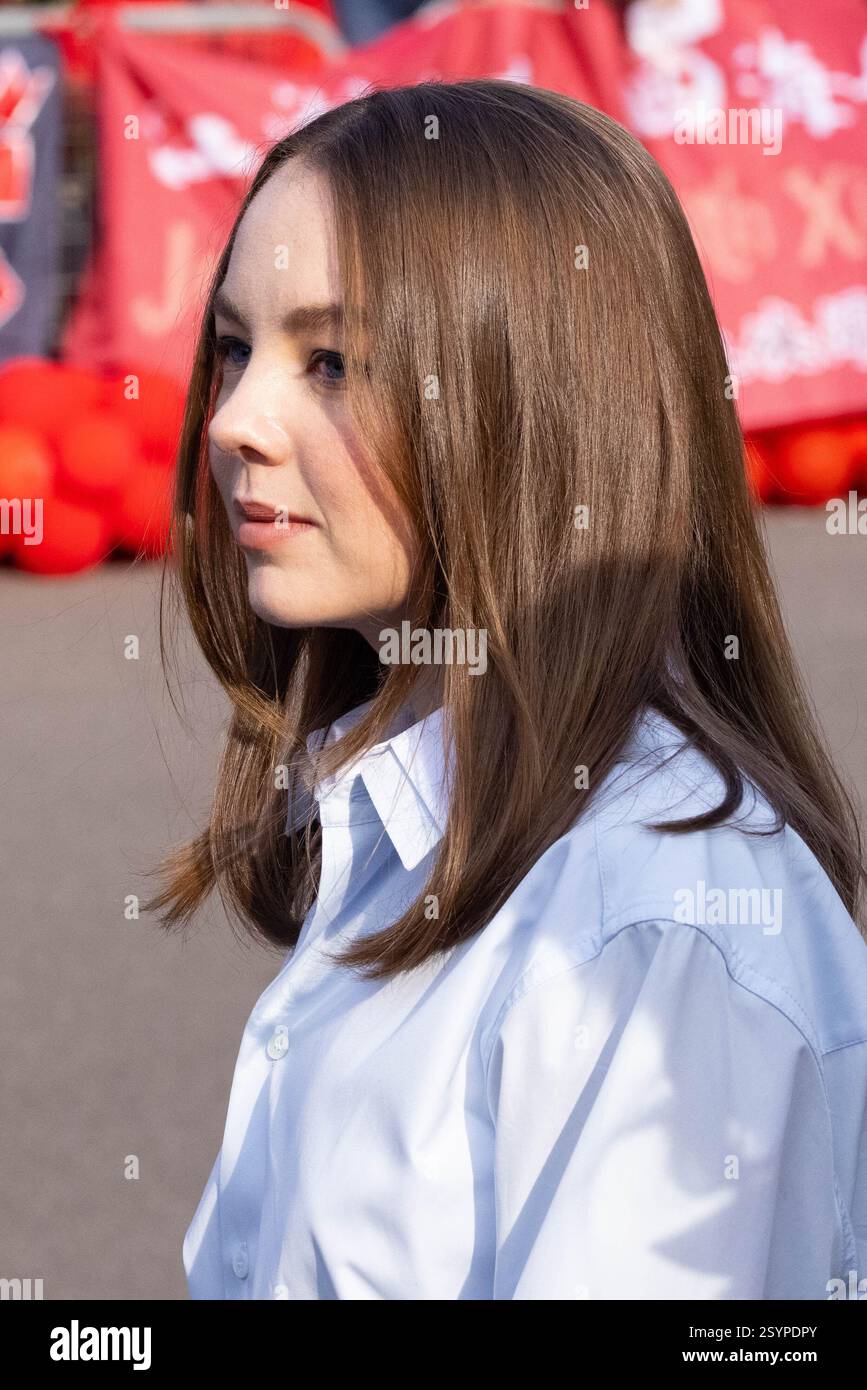 Princess Alexandra of Hanover is seen leaving the Tod's fashion show ...