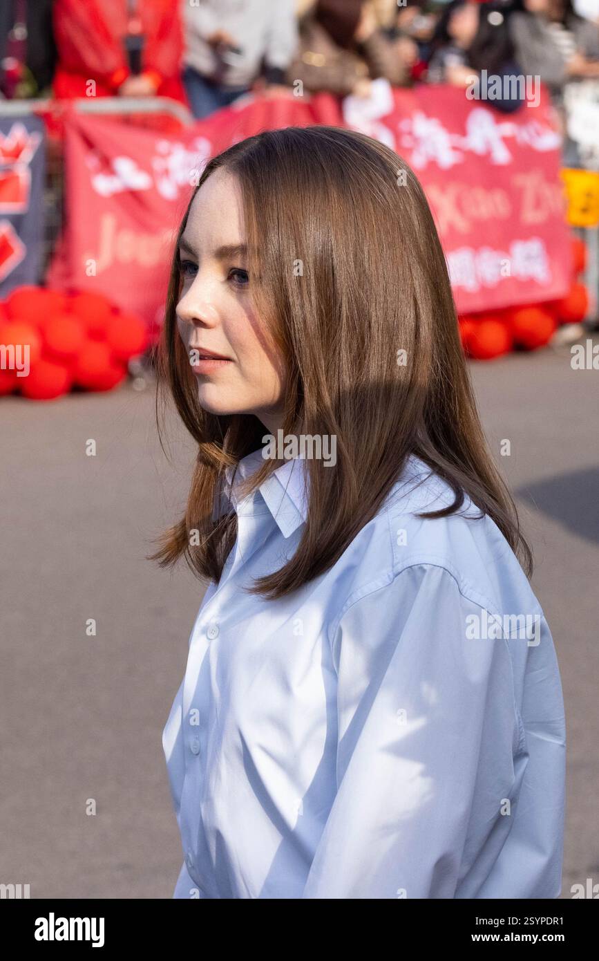 Princess Alexandra of Hanover is seen leaving the Tod's fashion show ...