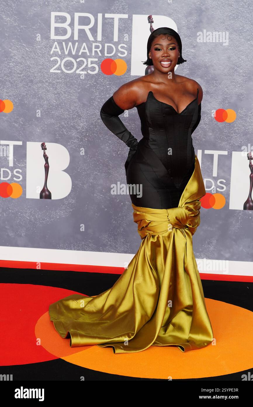 Madame Joyce arriving for The BRIT Awards 2025 at London's O2 Arena ...