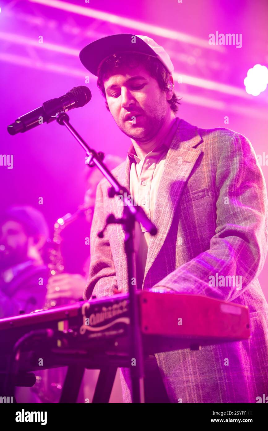 Milan Italy. 27th feb 2025. The American band LAWRENCE performs live on ...