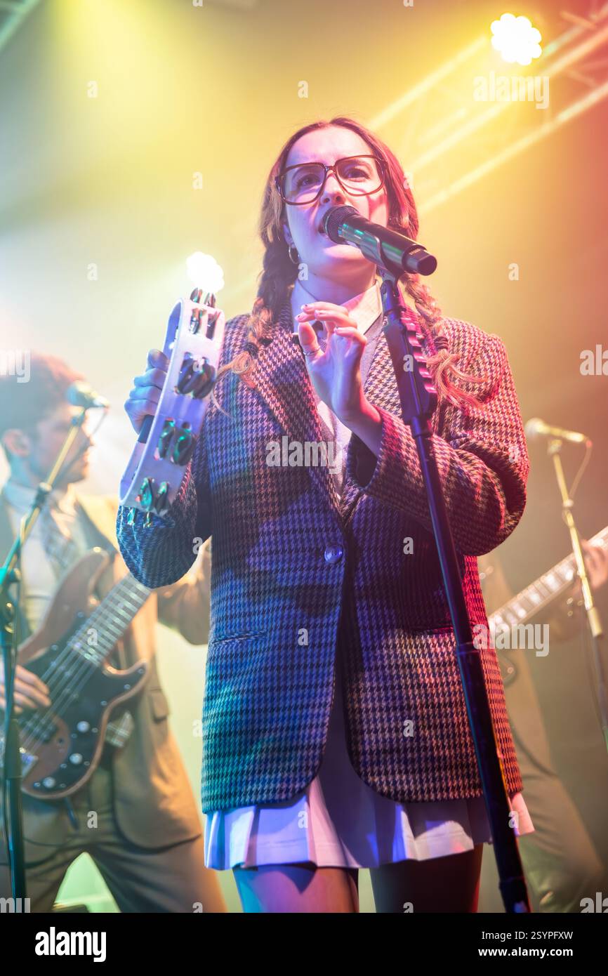 Milan Italy. 27th feb 2025. The American band LAWRENCE performs live on ...