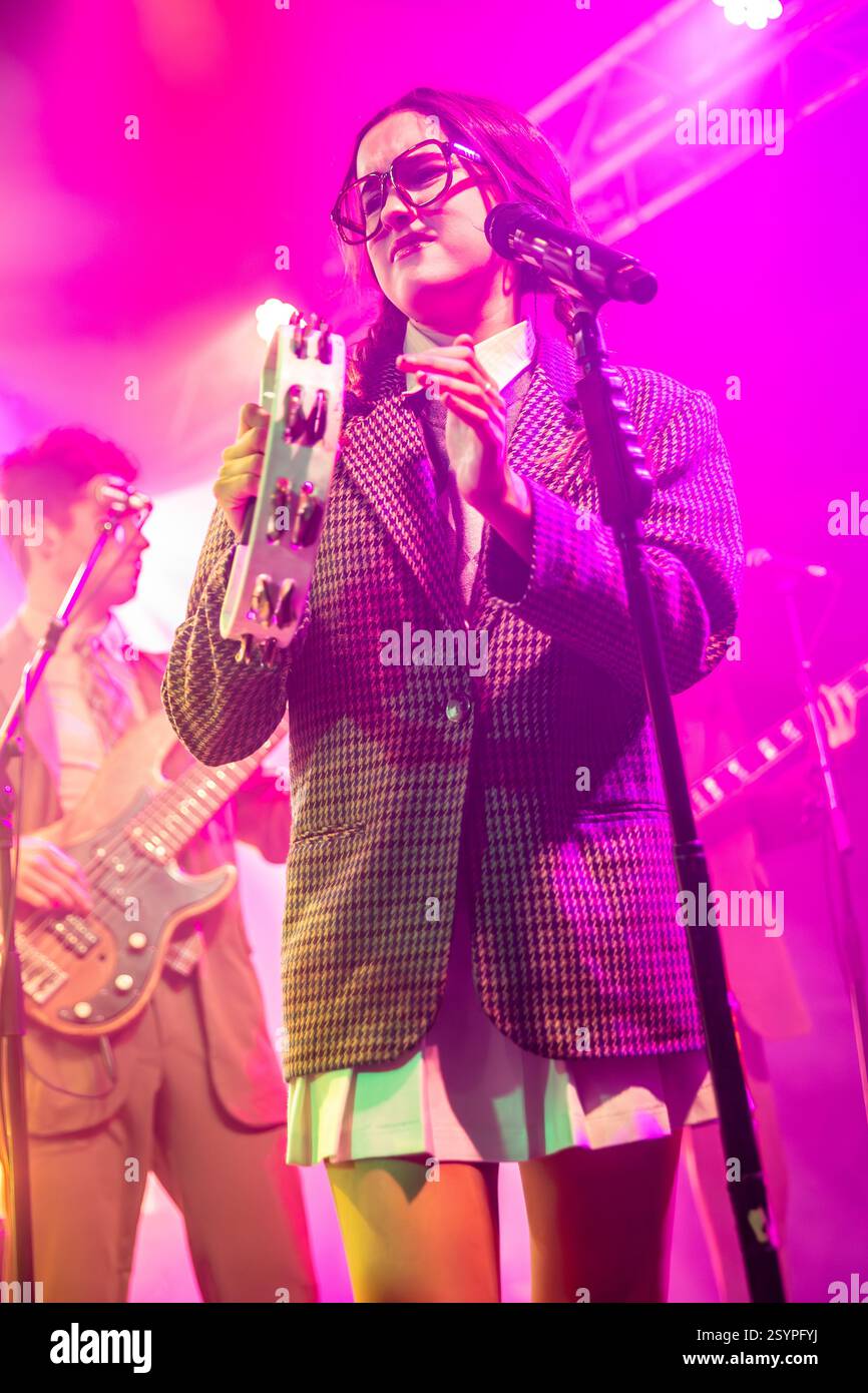 Milan Italy. 27th feb 2025. The American band LAWRENCE performs live on ...