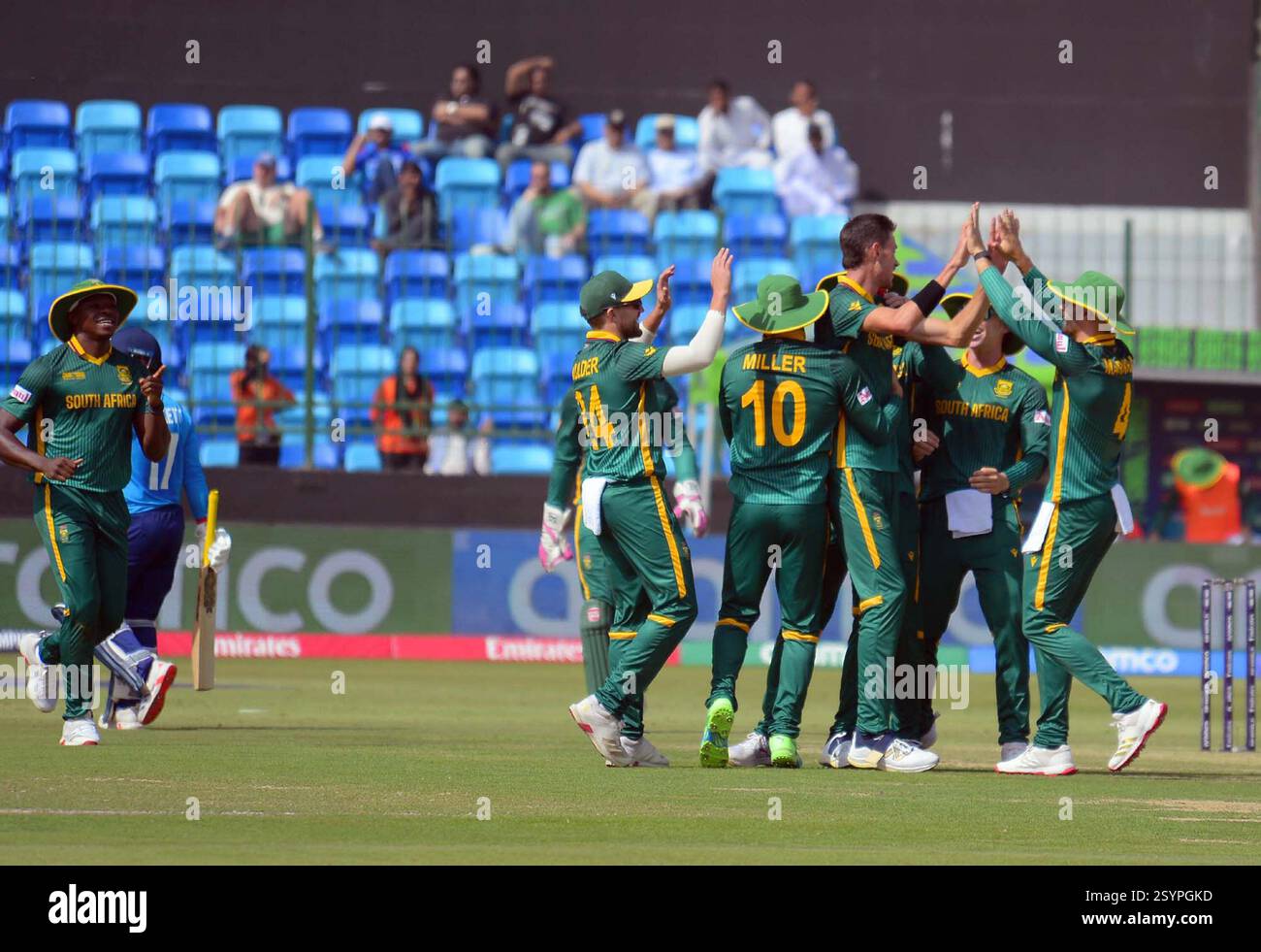 Players are in action during the ICC Champions Trophy 2025 match ...
