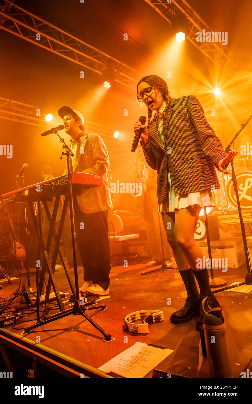 Milan Italy. 27th feb 2025. The American band LAWRENCE performs live on ...