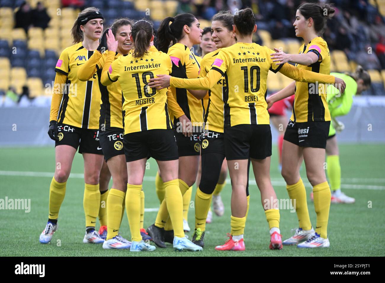 01/03/2025, Bern, Wankdorf Stadium, Women's Super League: BSC YB Women ...