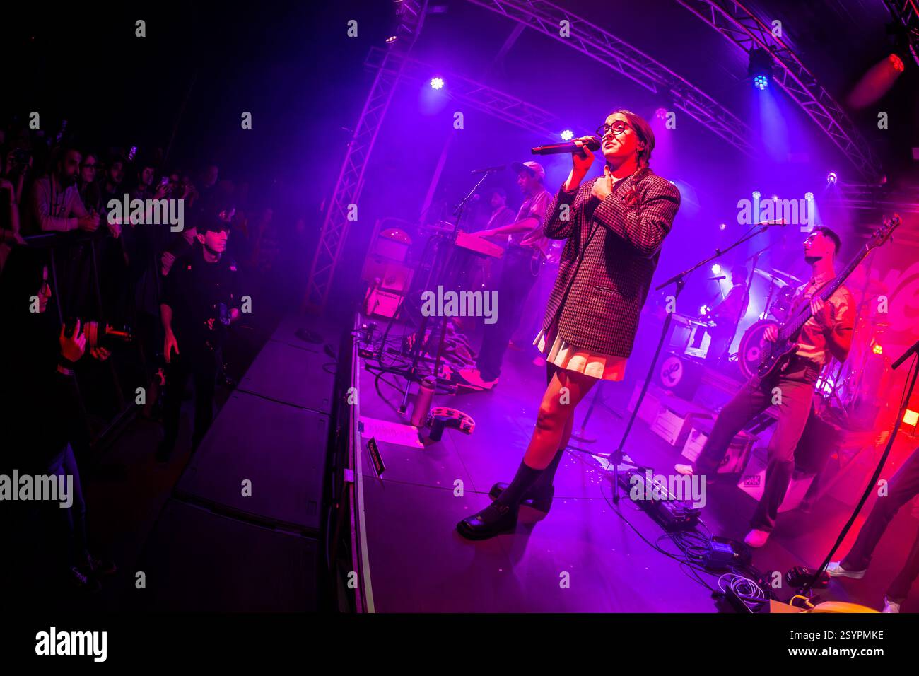 Milan Italy. 27th feb 2025. The American band LAWRENCE performs live on ...