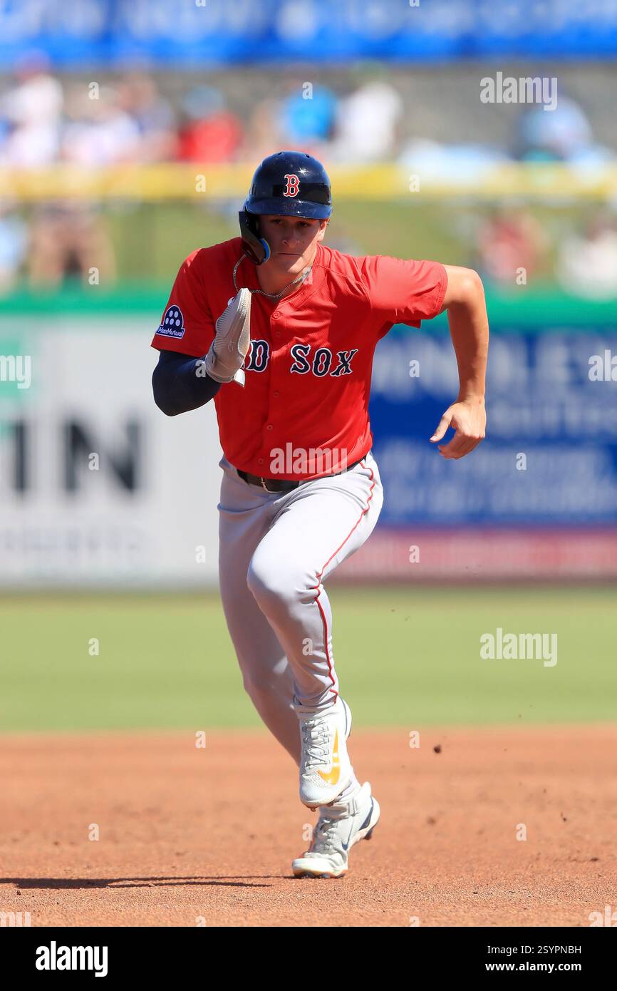CLEARWATER, FL - FEBRUARY 28: Boston Red Sox Outfielder Roman Anthony ...