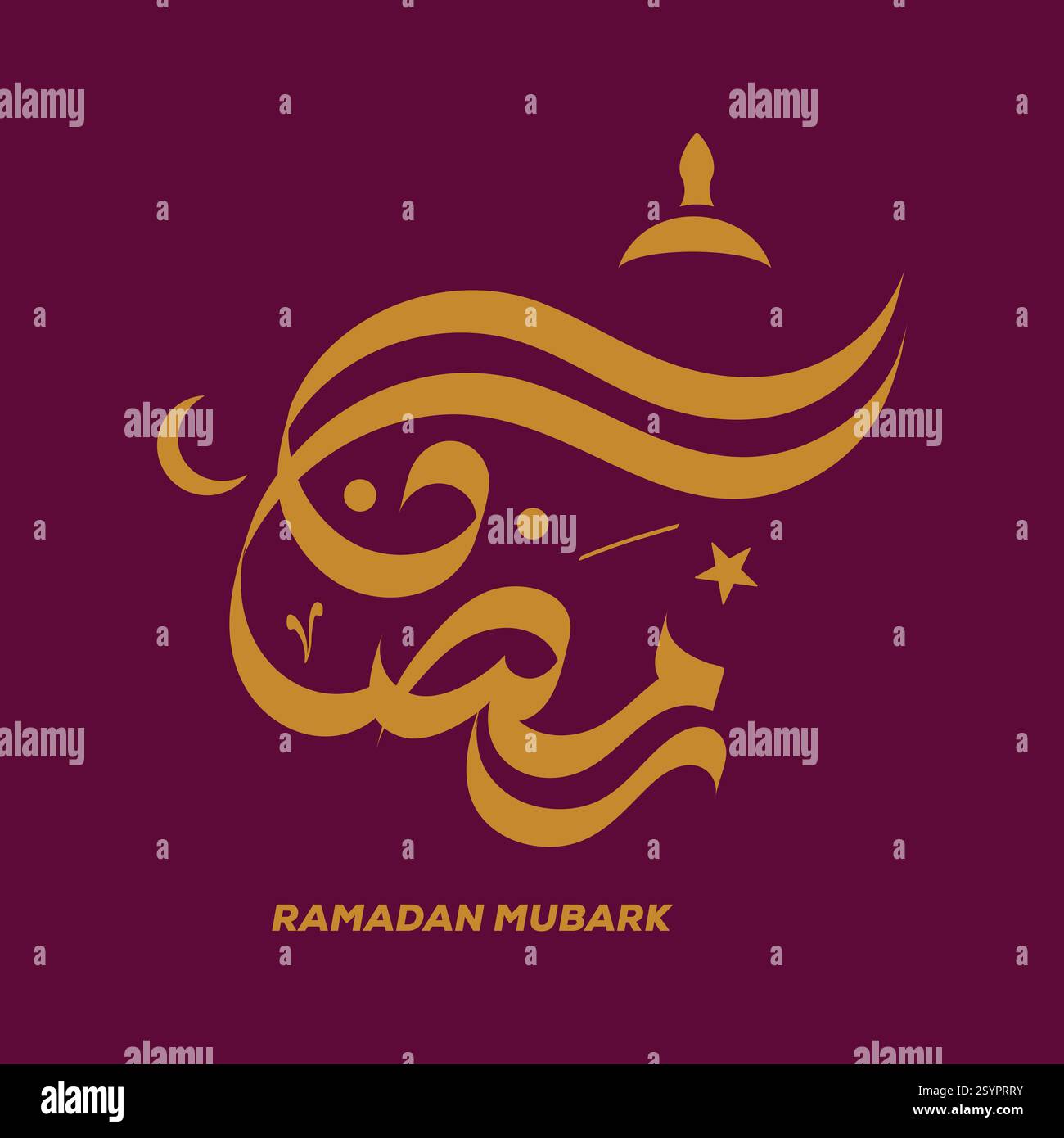Arabic text, translated as Ramadan Kareem calligraphy, for the ...