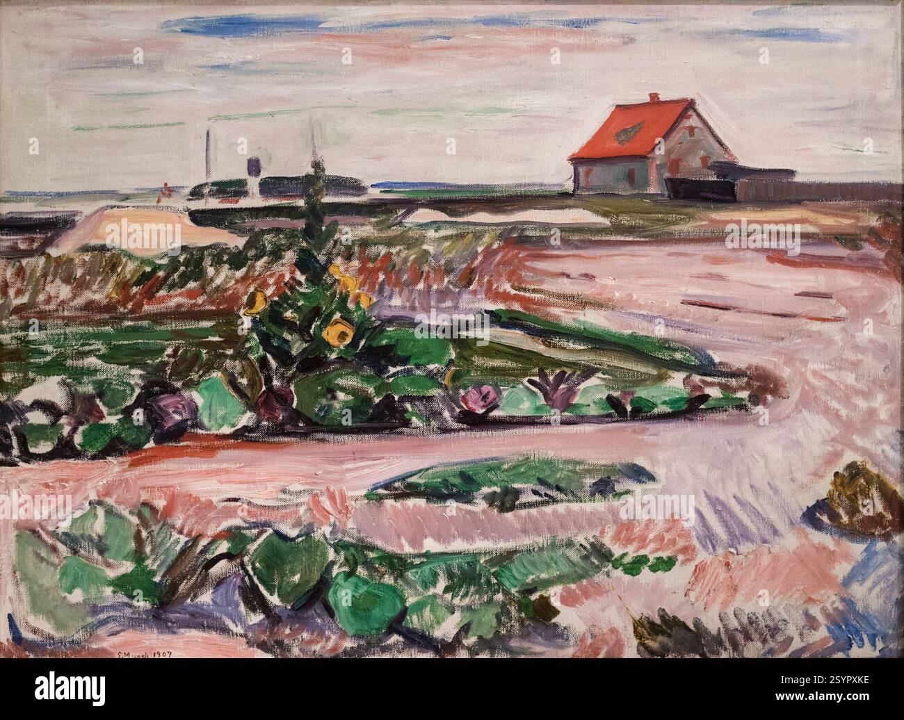 Edvard Munch (1863-1944), Sea Shore Landscape Near Lübeck, 1907. The ...