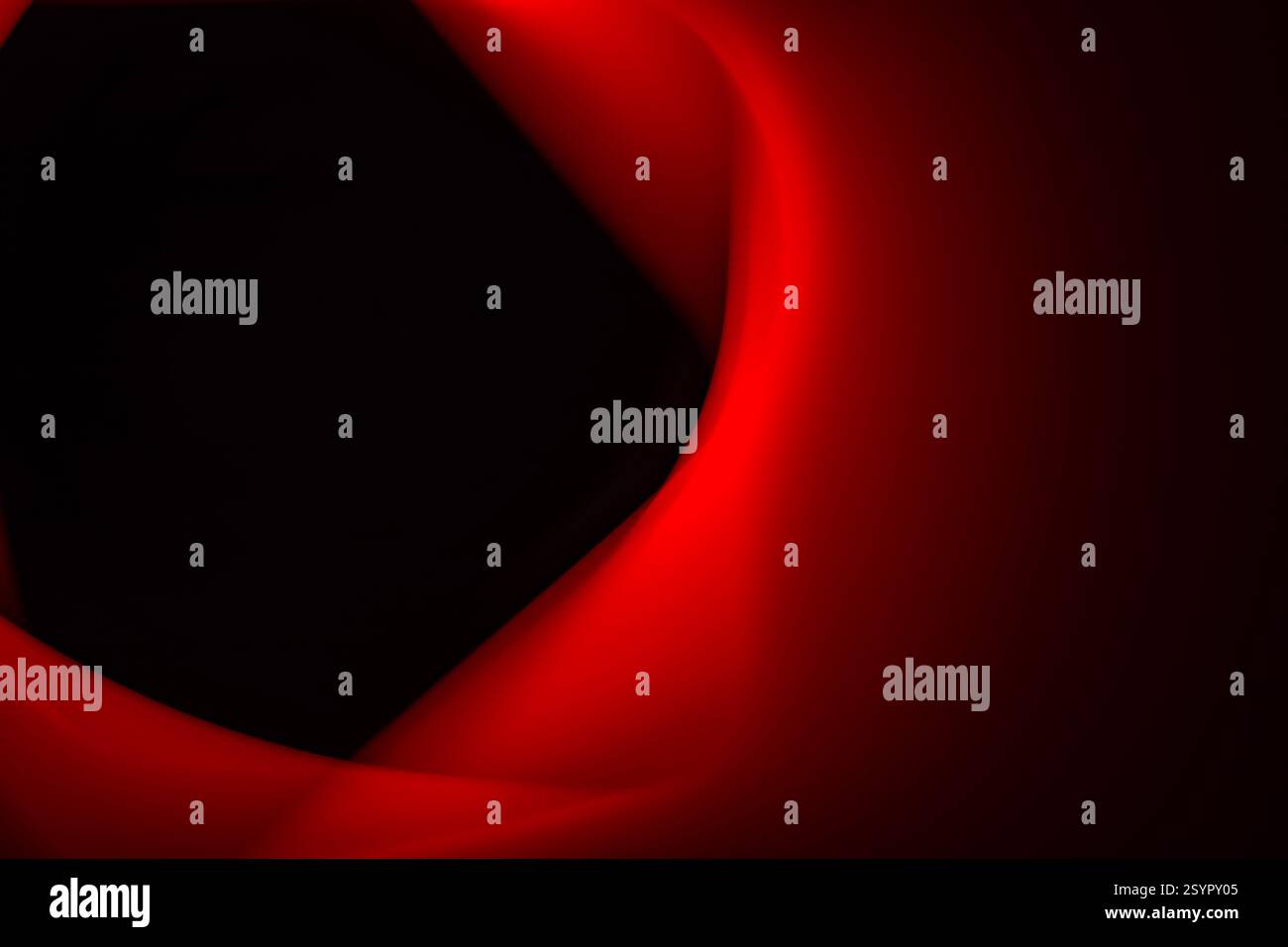 Red abstract circle background with black hole. Design element for ...