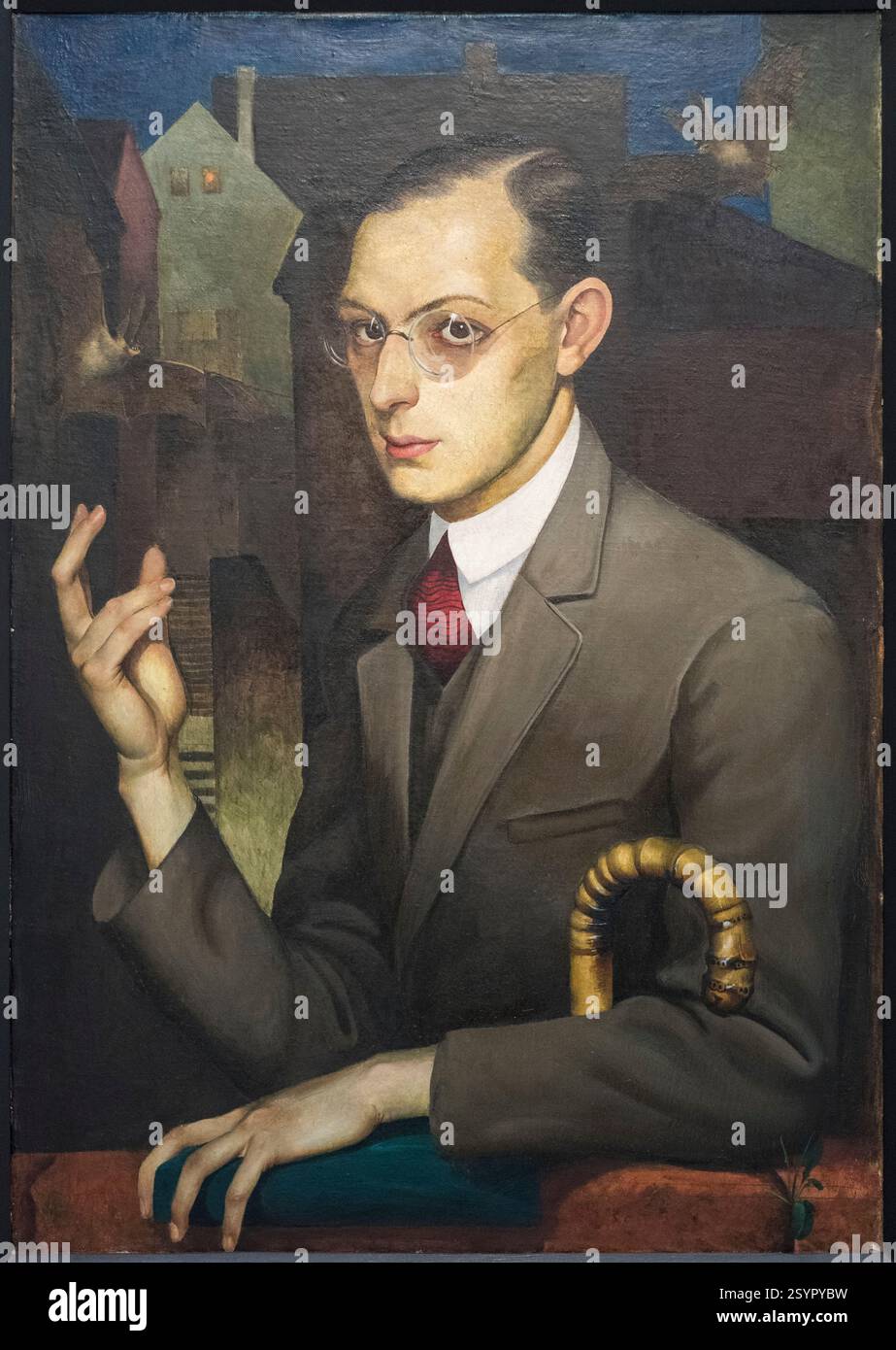 Herbert Seemann (1900-1945), Portrait of Otto Hahn, 1924 Stock Photo ...
