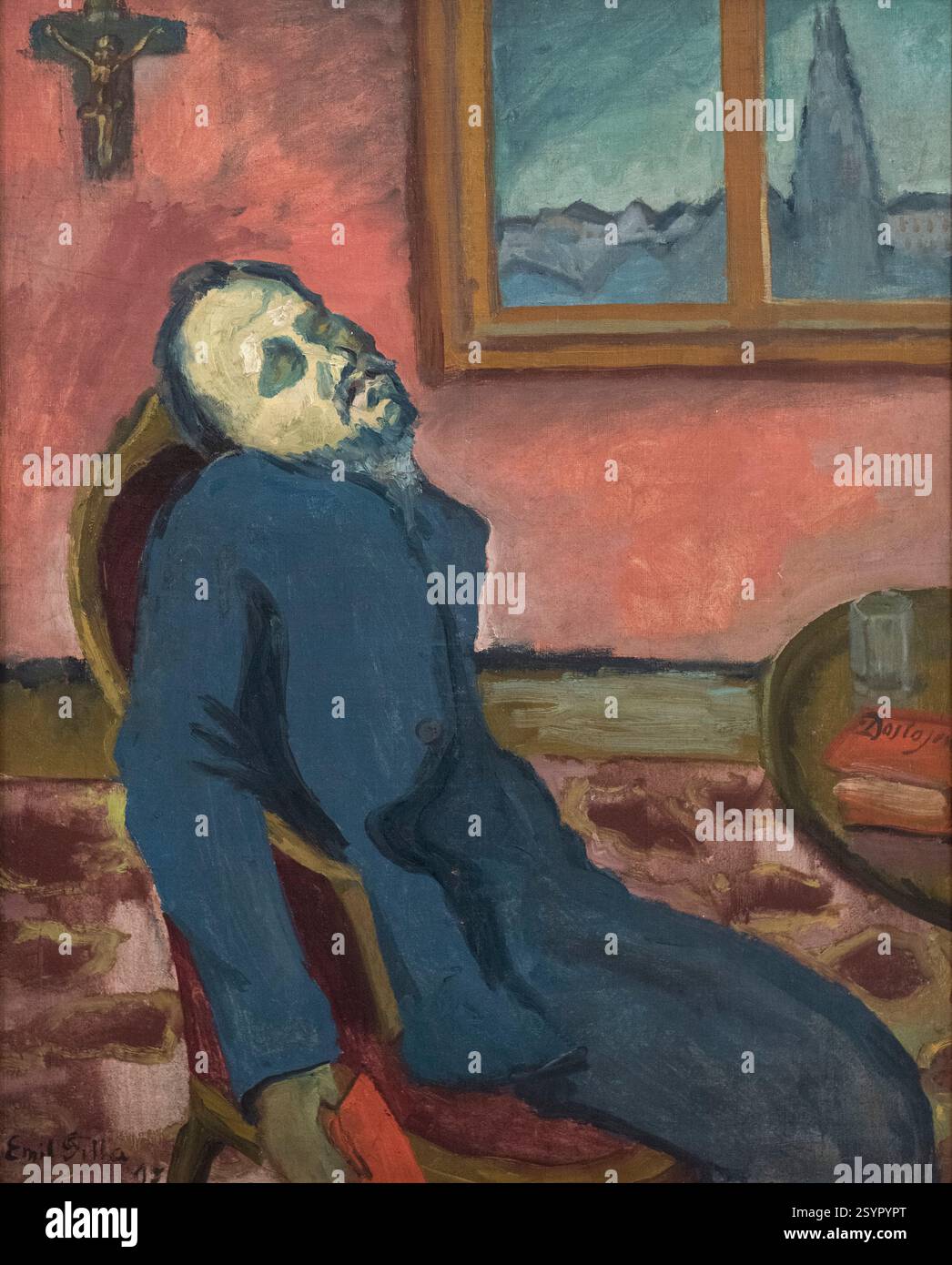 Emil Filla (1882-1953), Dostoyevsky Reader, 1907 Stock Photo - Alamy