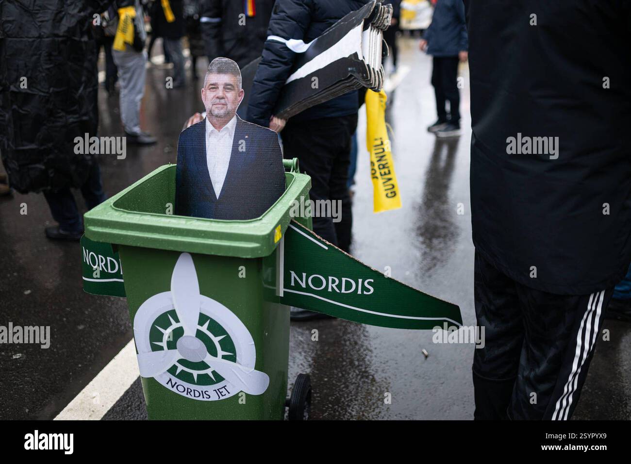 Bucharest, Romania, March 1, 2025,AUR supporters and backers of former ...