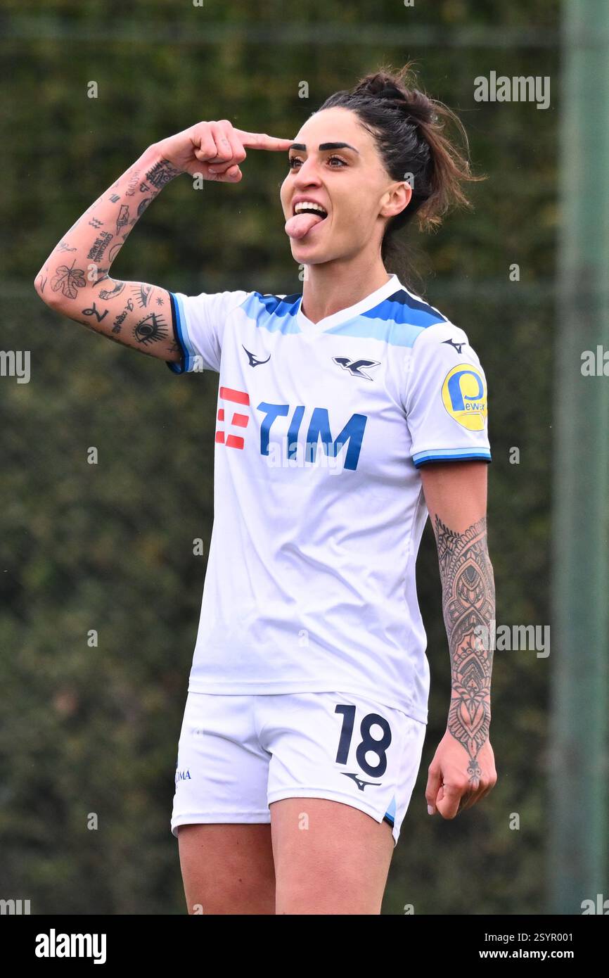 Martina Piemonte of S.S. Lazio celebrates after scoring the goal to ...