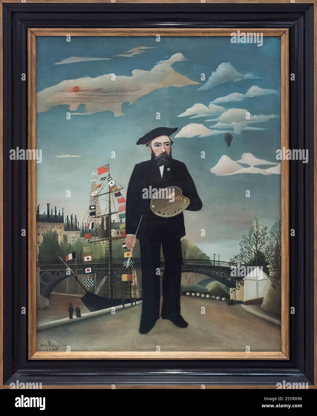 Henri Rousseau aka Le Douanier (1844-1910), Myself. Portrait-Landscape ...