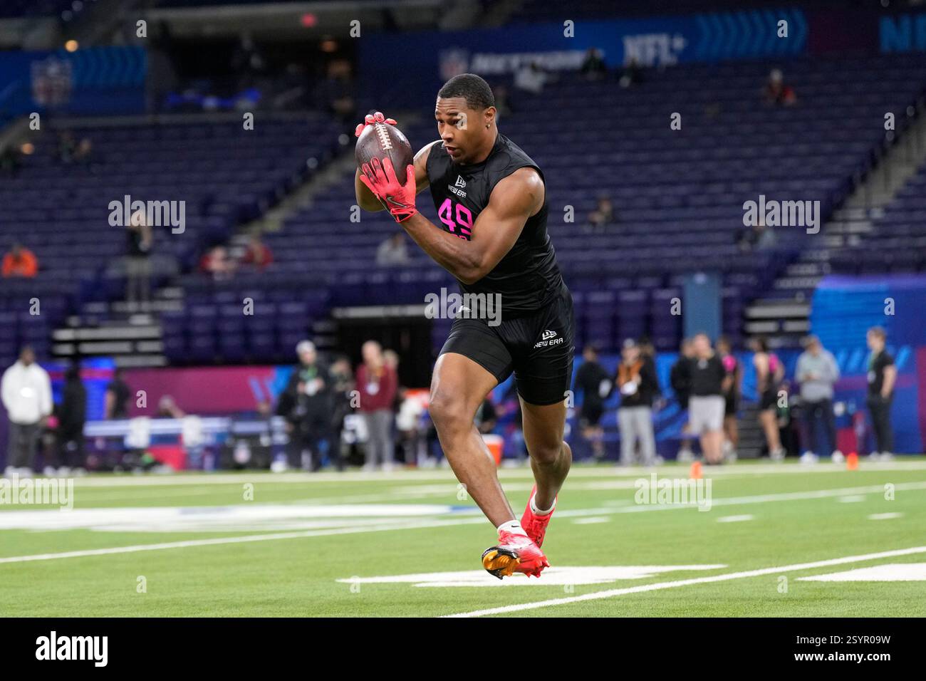 California defensive back Nohl Williams runs a drill at the NFL ...