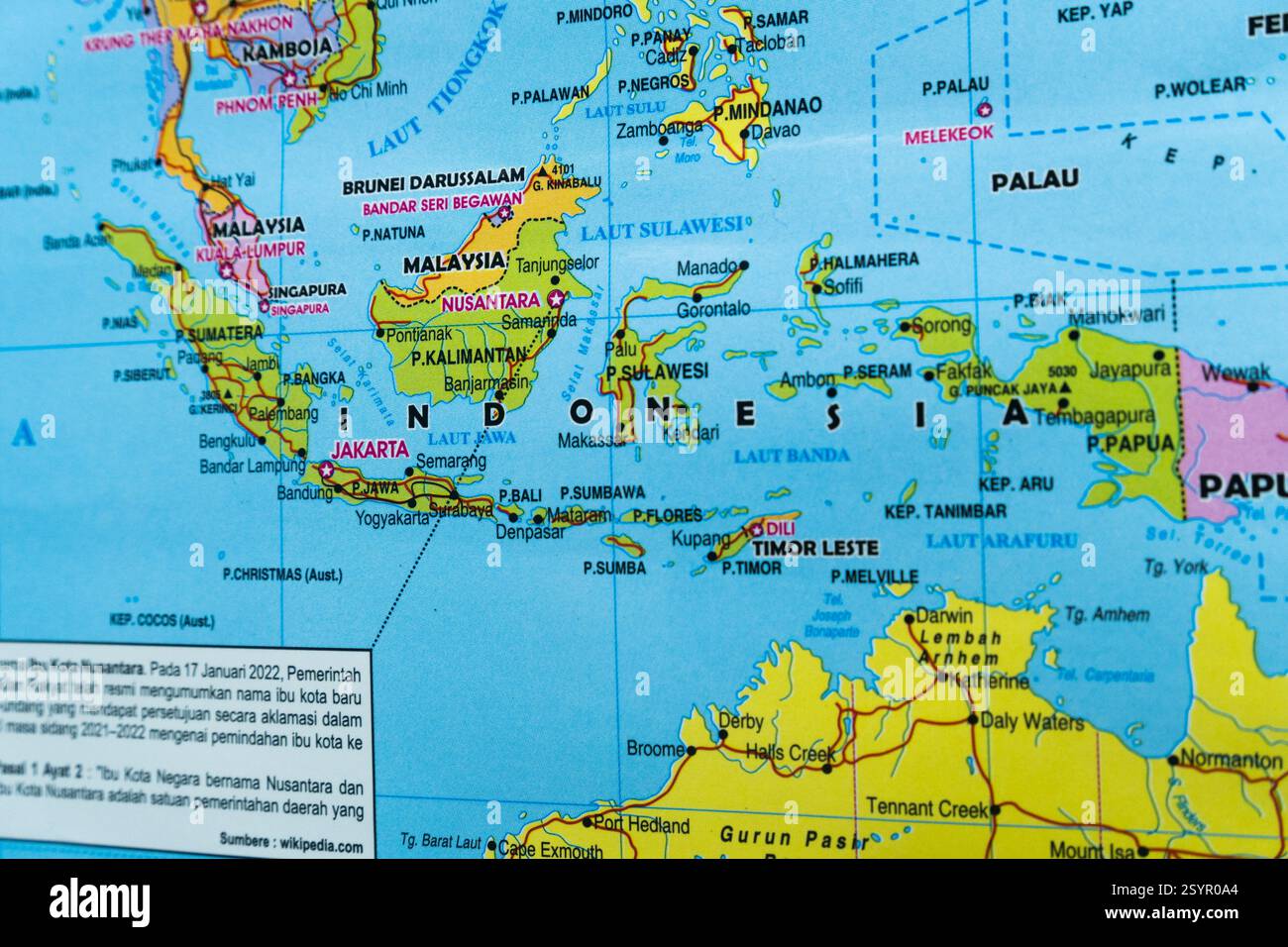 Asia political map hi-res stock photography and images - Alamy