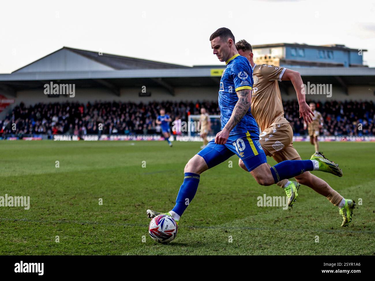 AFC Wimbledon's Josh Kelly in action during the Sky Bet League Two ...