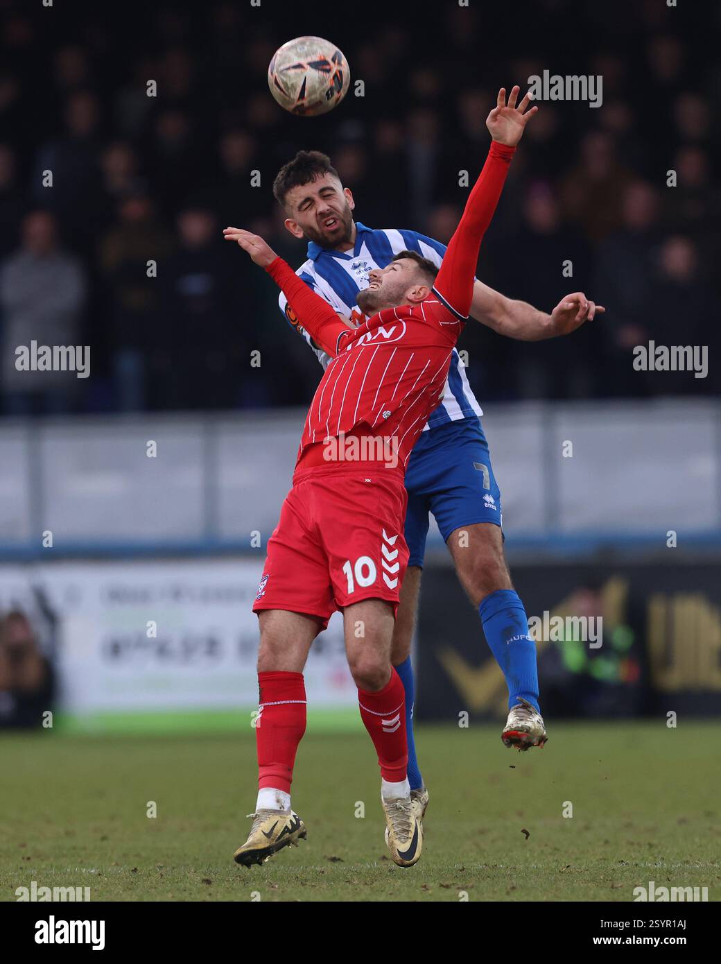 Hartlepool on Saturday 1st March 2025. York City's Ollie Pearce ...