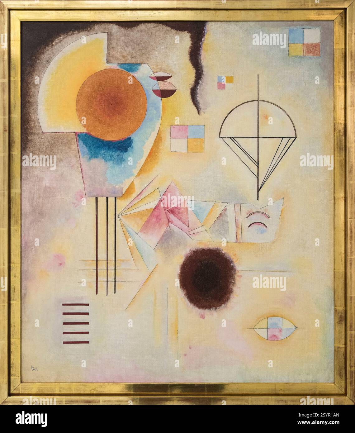 Vasilij Kandinskij / Wassily Kandinsky (1866-1944), Circle and Stain, 1929 Stock Photo - Alamy