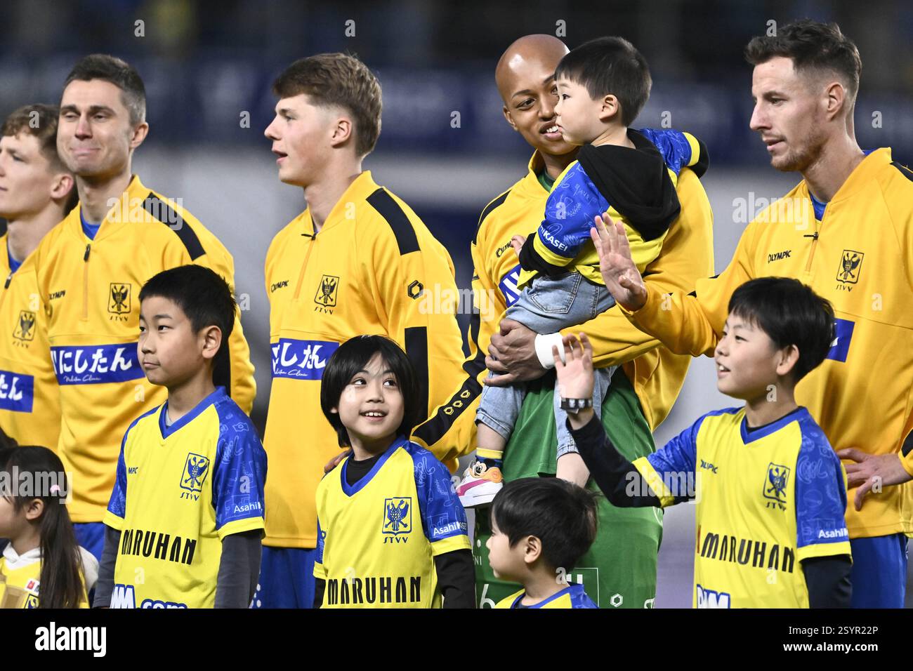 STVV's goalkeeper Leo Kokubo pictured before a soccer match between ...