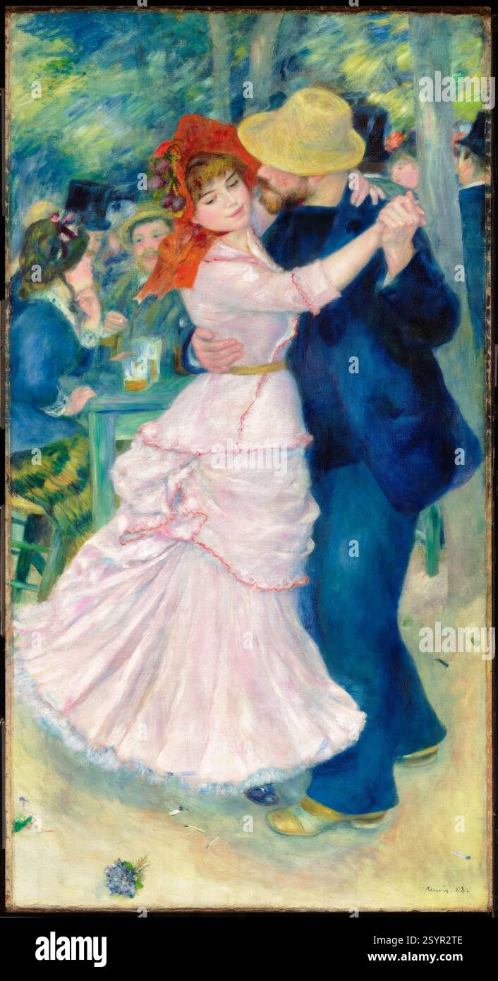 Dance at Bougival. Pierre-Auguste Renoir. 1883 Stock Photo - Alamy