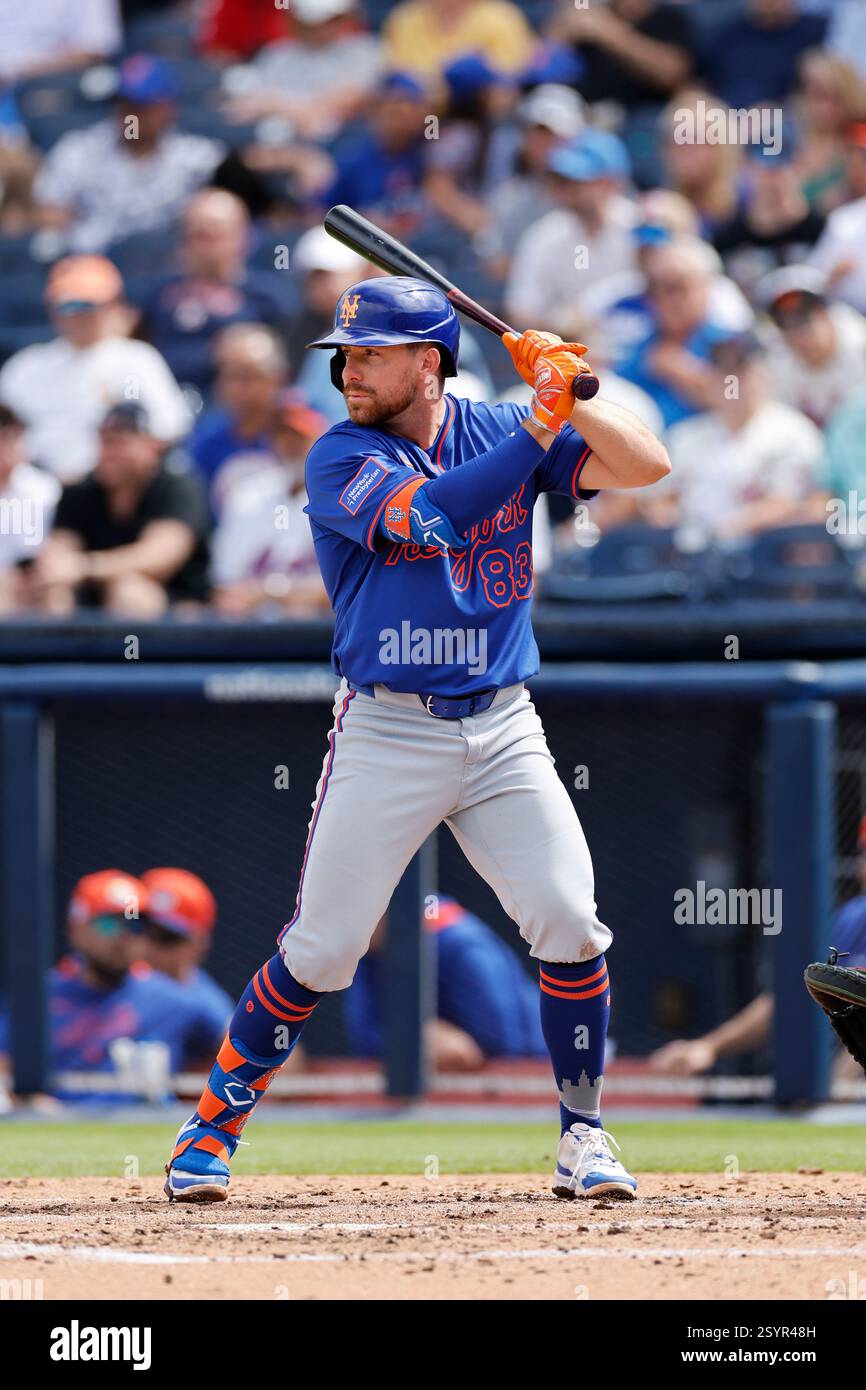 WEST PALM BEACH, FL - FEBRUARY 25: New York Mets shortstop Donovan ...