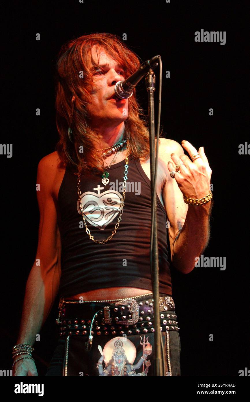 **FILE PHOTO** David Johansen Has Passed Away. MIAMI BEACH, FL ...