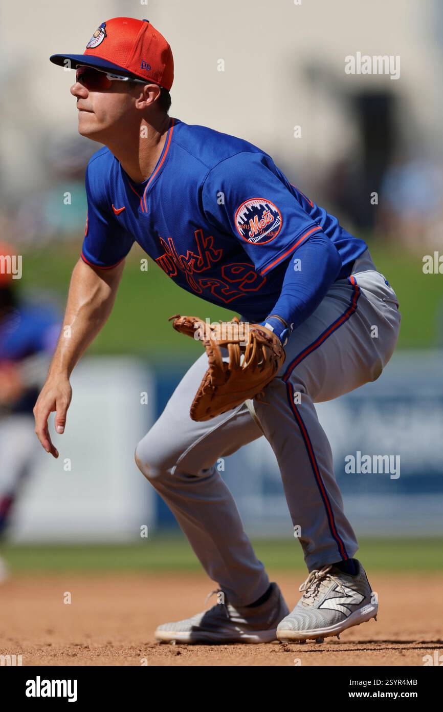 WEST PALM BEACH, FL - FEBRUARY 25: New York Mets first baseman Jared ...