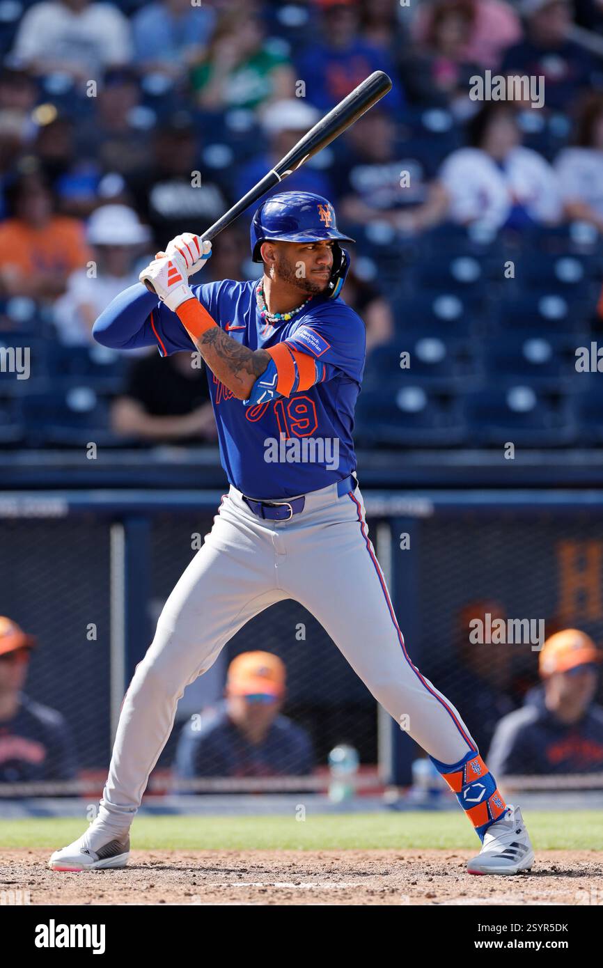 WEST PALM BEACH, FL - FEBRUARY 25: New York Mets outfielder Jose Siri ...