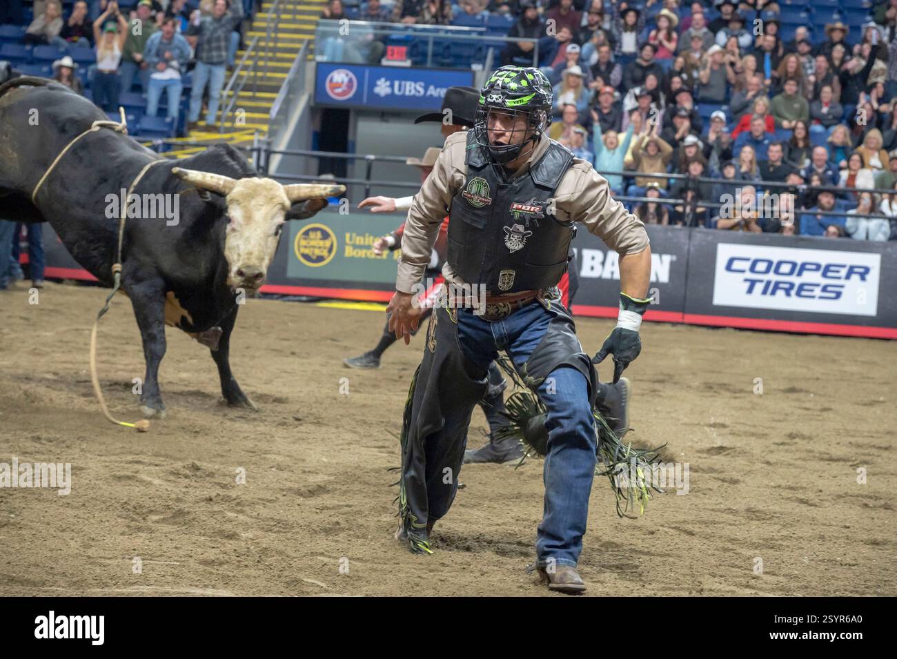 Bridgeport, United States. 28th Feb, 2025. Ramon De Lima rides Double ...