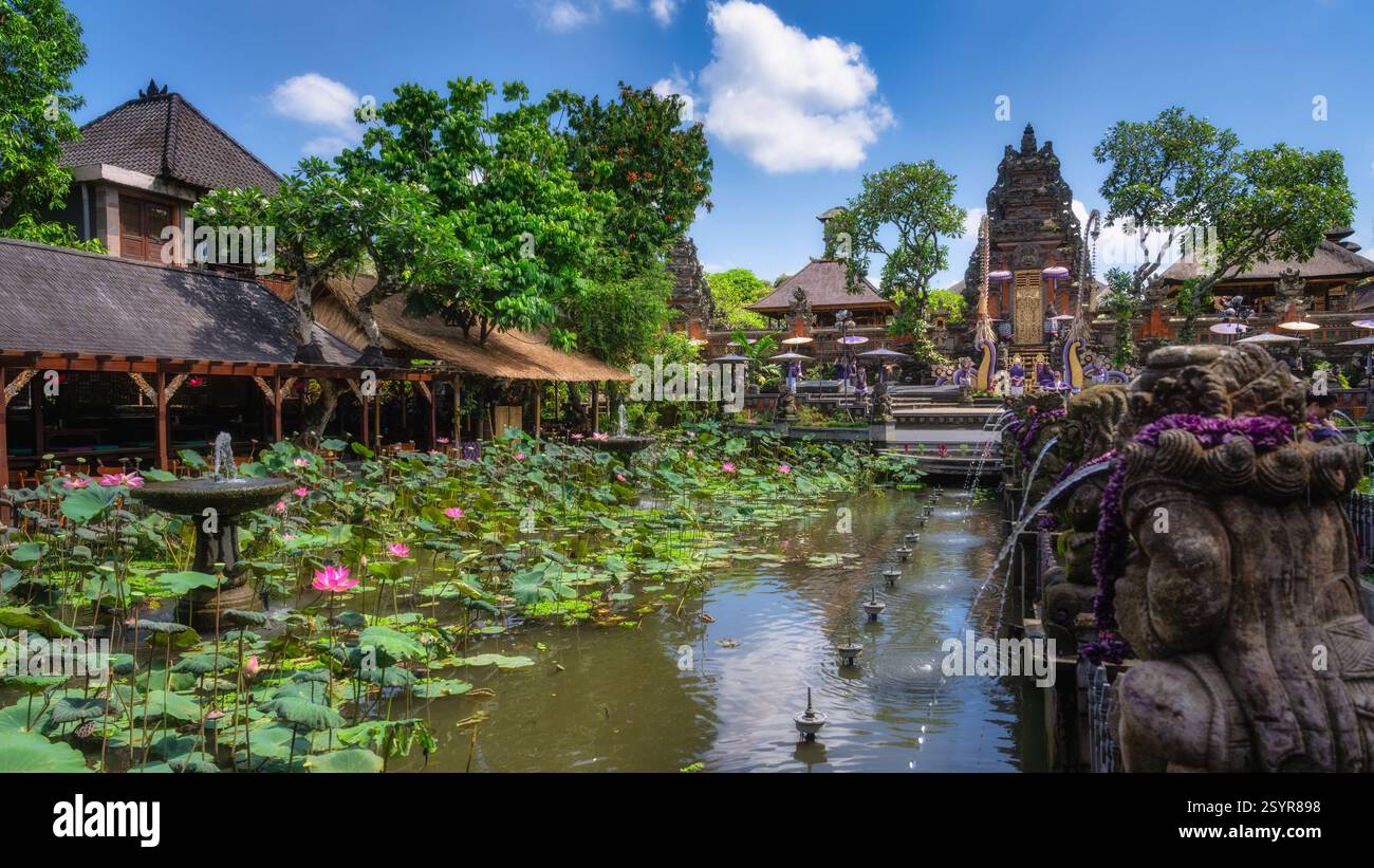 Bali, Indonesia, 10 Oct 2024 In a serene and picturesque Balinese Ubud ...