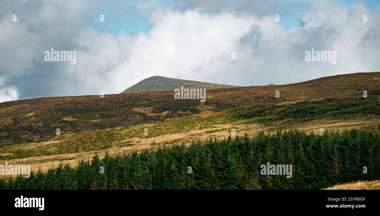 Wide open landscapes greet hikers along the Carrauntoohil walkway, with ...