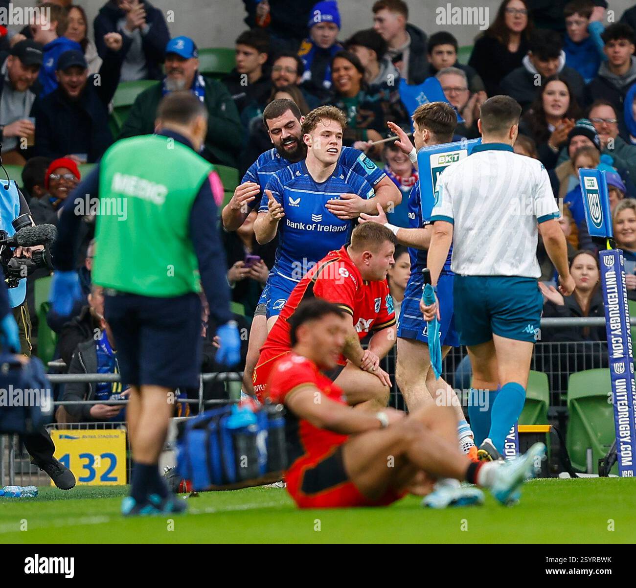 1st March 2025; Aviva Stadium, Dublin, Ireland; United Rugby ...