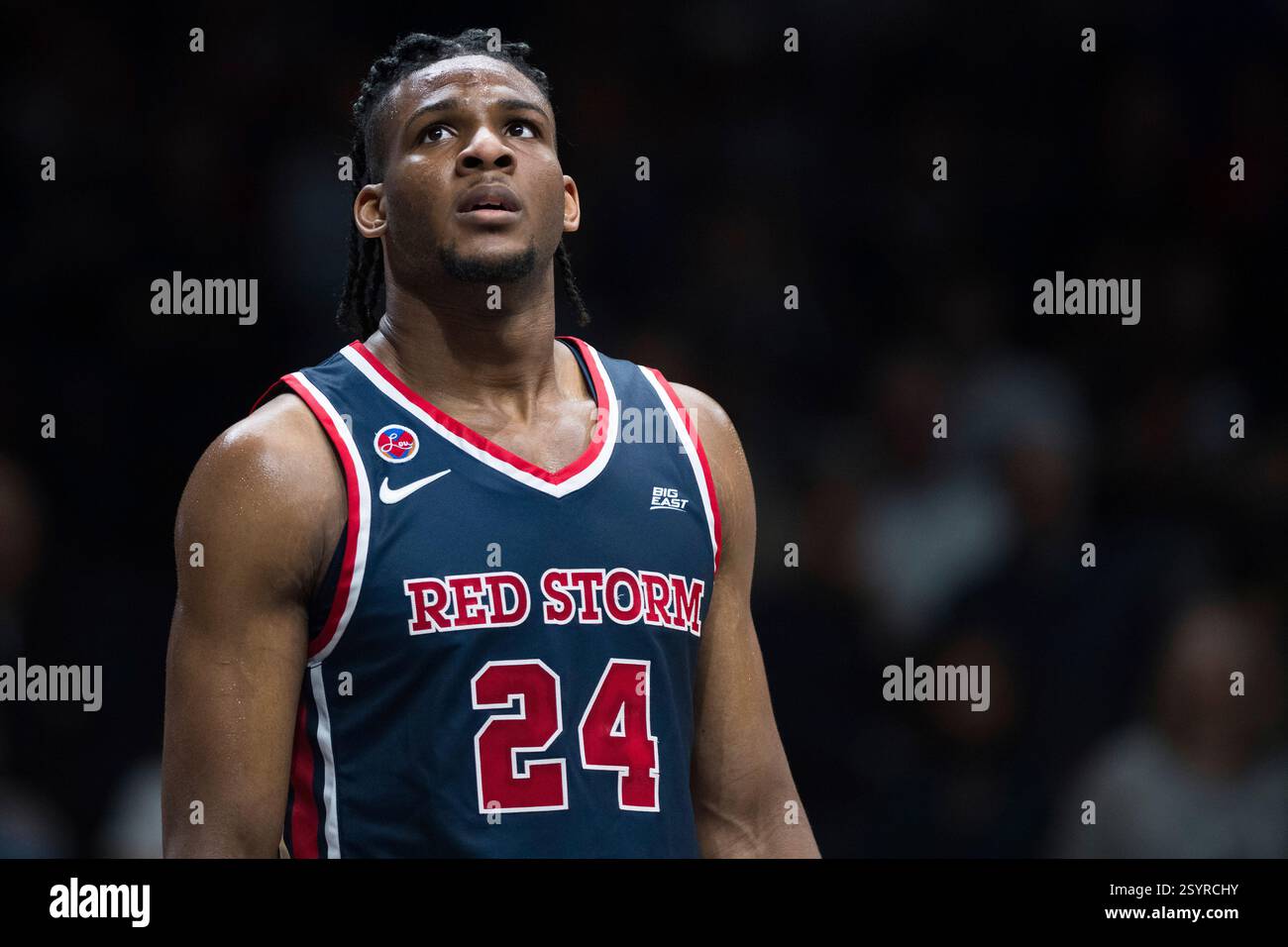 INDIANAPOLIS, IN - FEBRUARY 26: St John's Red Storm forward Zuby ...