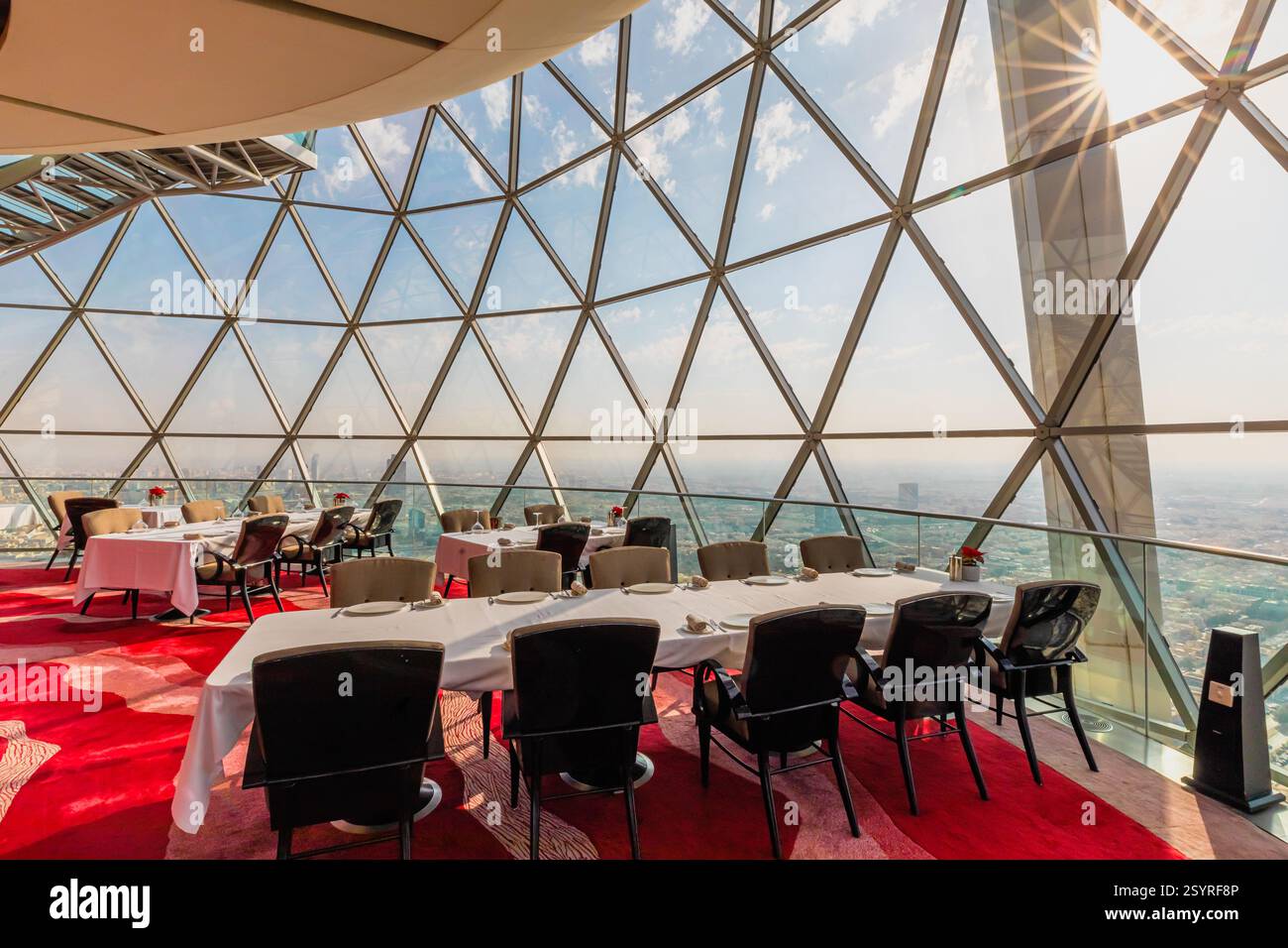 Riyadh , Saudi Arabia - Jannuary 8, 2025: the Globe sky-bar restaurant ...